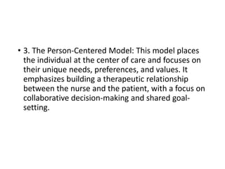 Model concept of nursing. A Review on theories, model and nursing ...