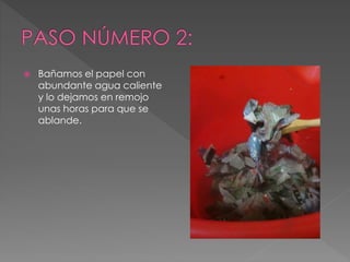 Paula Ferrairó- papel reciclado | PPTX