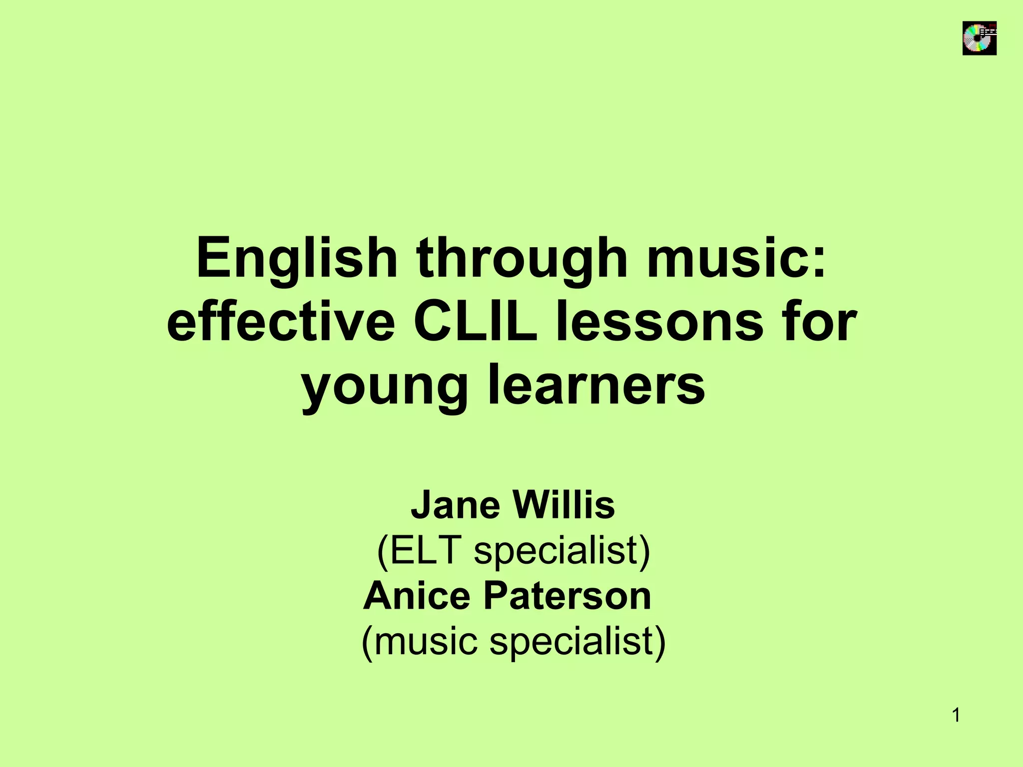 English through Music | PPT