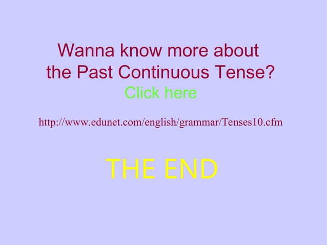 Power Point Basic Past Continuous Tense.ppt