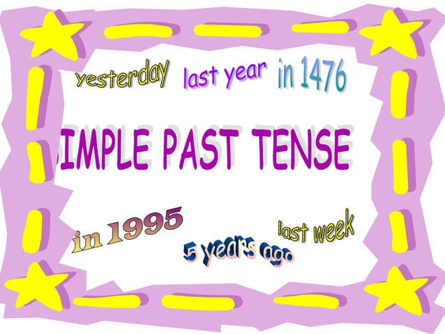 power point past simple.ppt simple pst tense | PPT