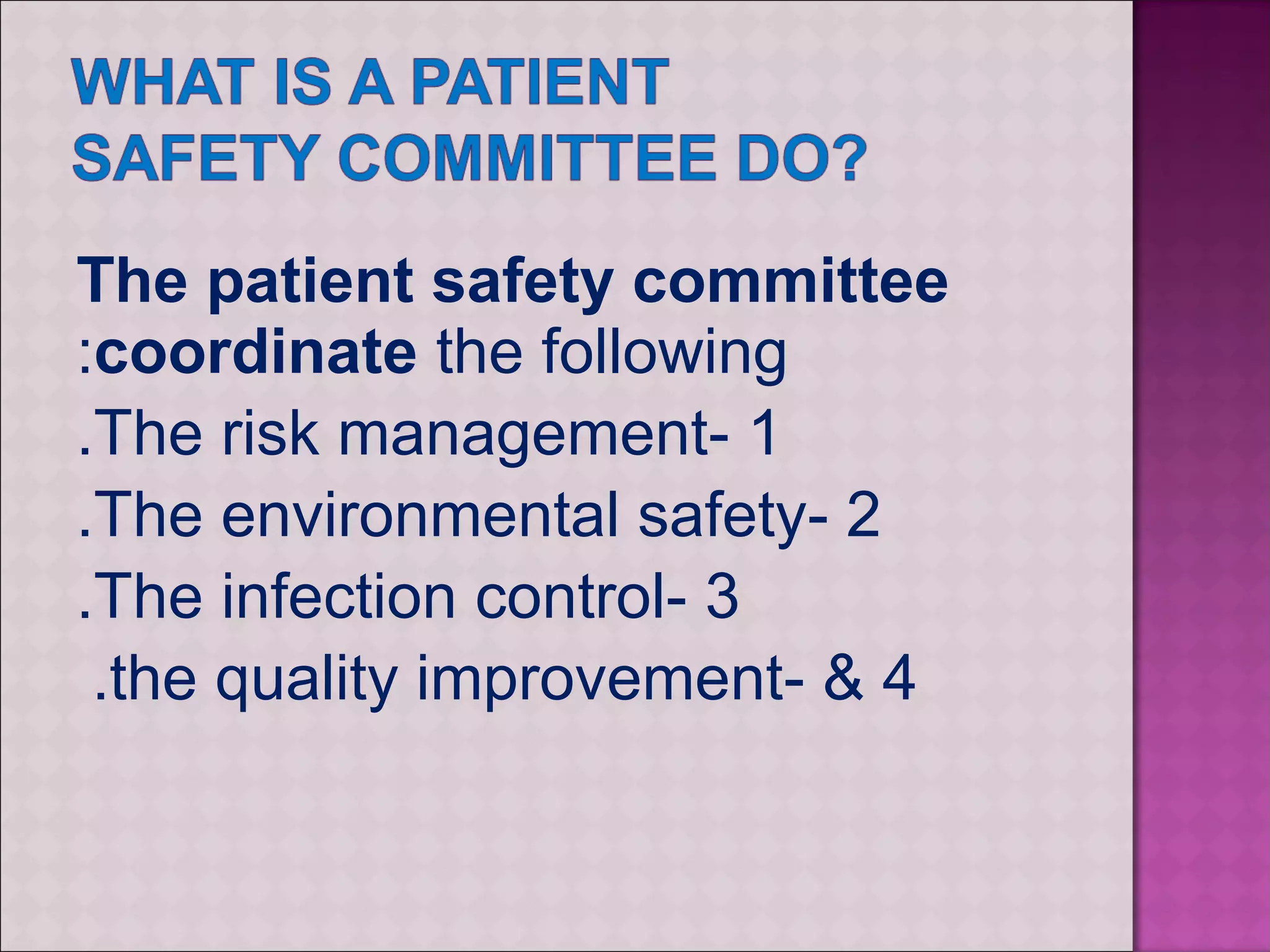 Power point patient saftey final 2010 | PPT