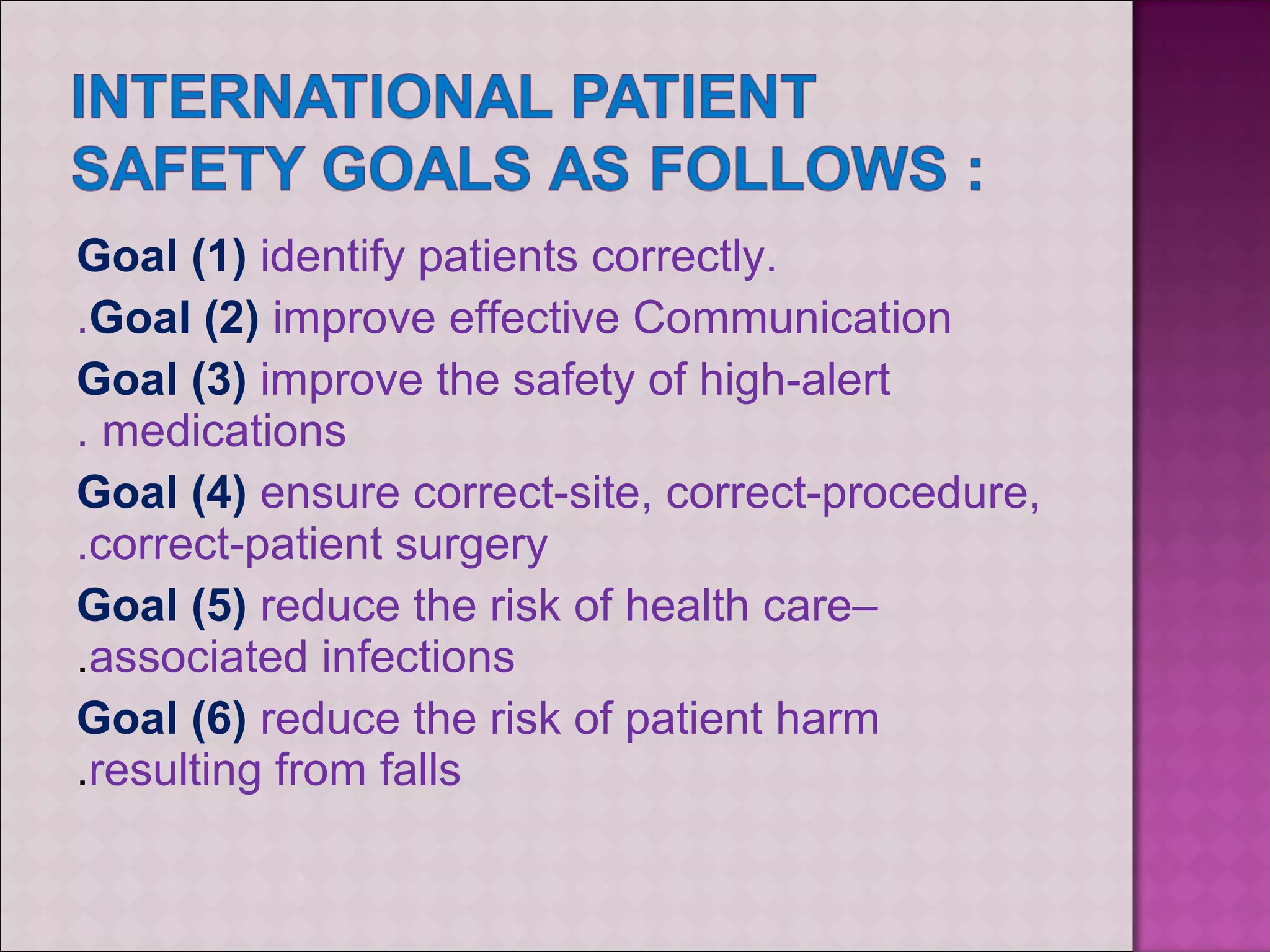 Power point patient saftey final 2010 | PPT