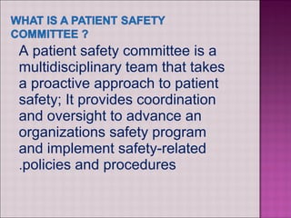 Power point patient saftey final 2010 | PPT | First Aid | Injuries