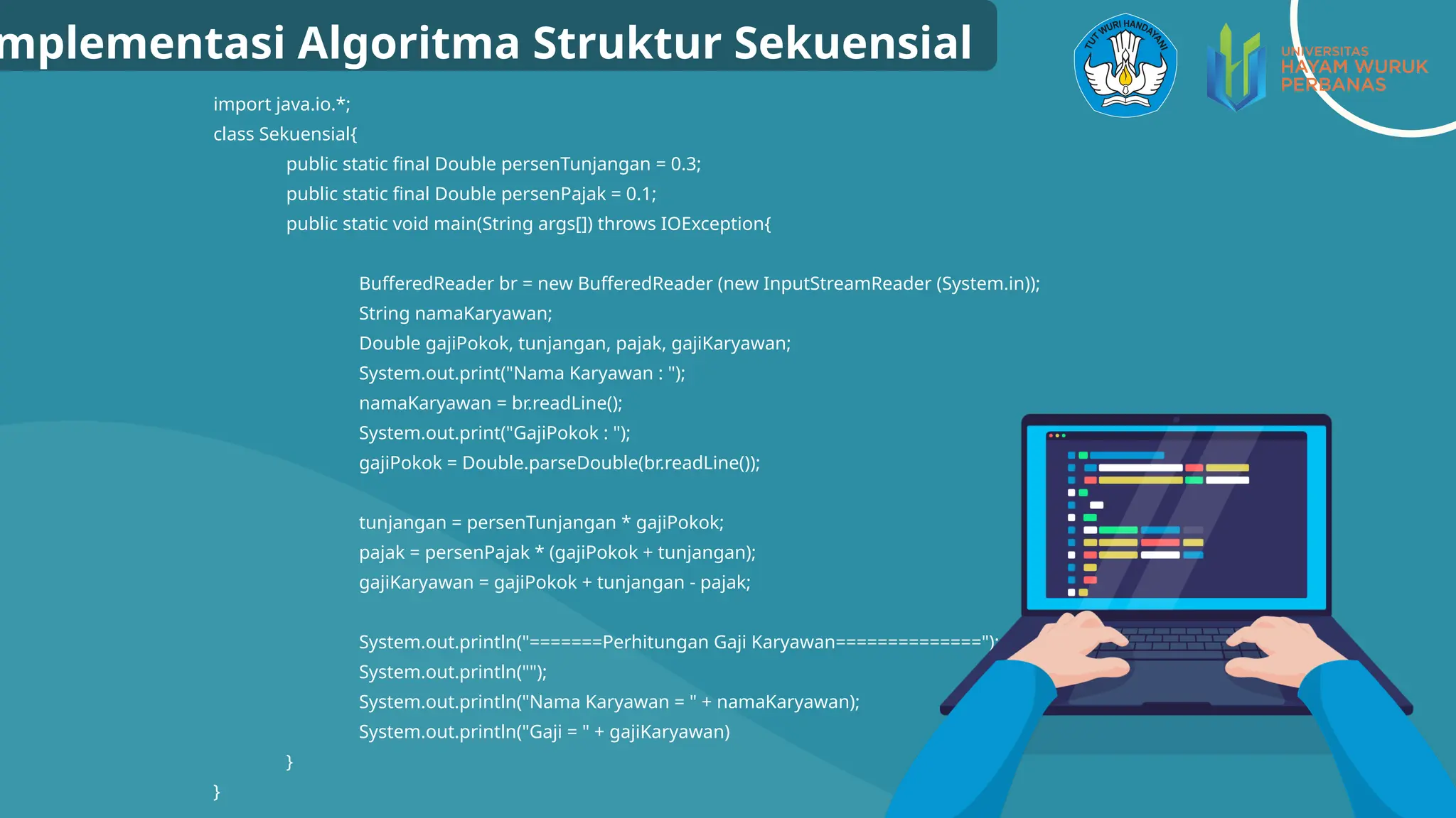 Power Point PB 4 - Struktur algoritma pemrograman Sekuensial.pptx