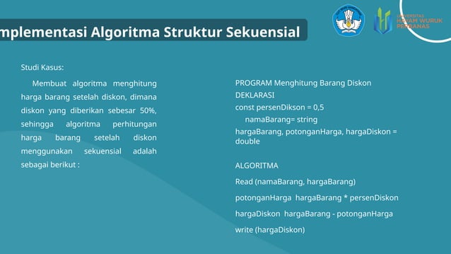 Power Point PB 4 - Struktur algoritma pemrograman Sekuensial.pptx