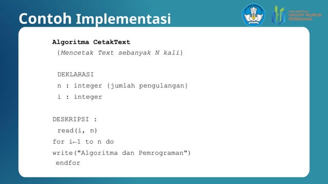 Power Point PB 5 - Struktur Algoritma Perulangan.pptx