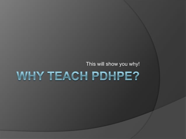 Powerpoint pdhpe | PPT
