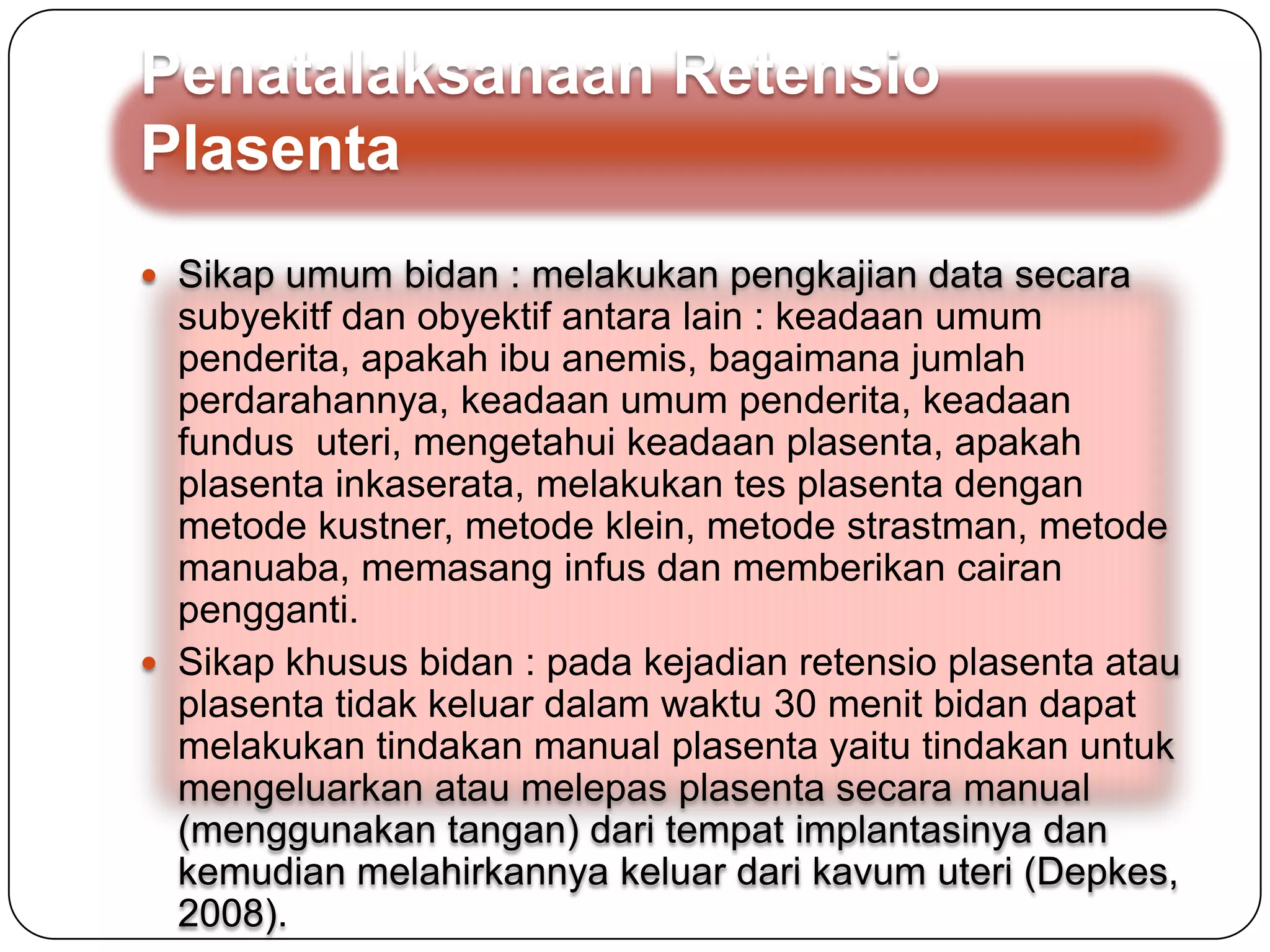 Power point (penanaman plasenta) | PPTX