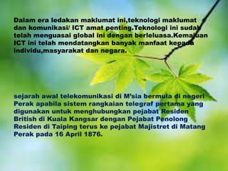 Powerpoint pengajian am(ict) | PPTX