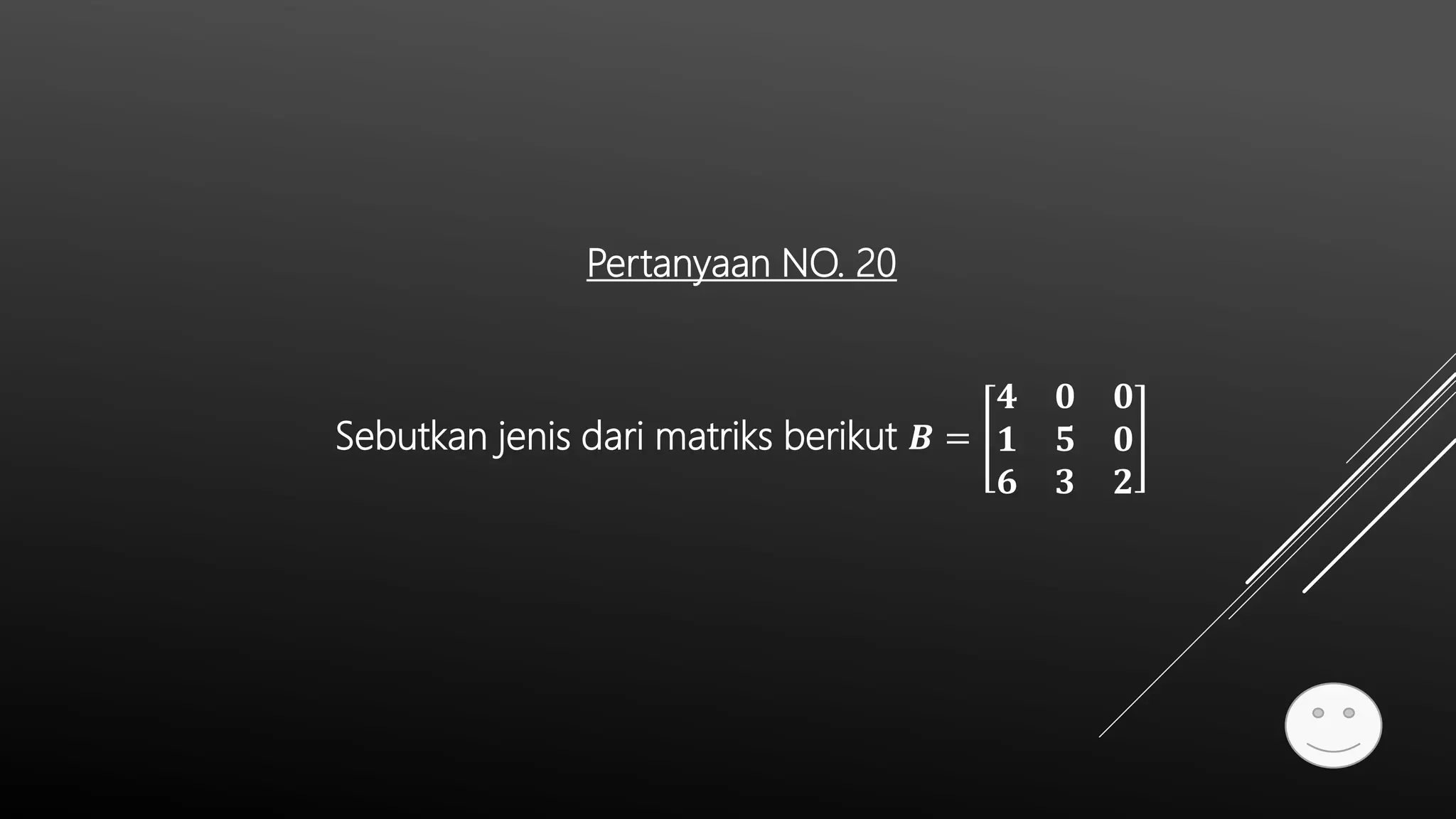 Powerpoint pengertian matriks dengan talking stik | PPT
