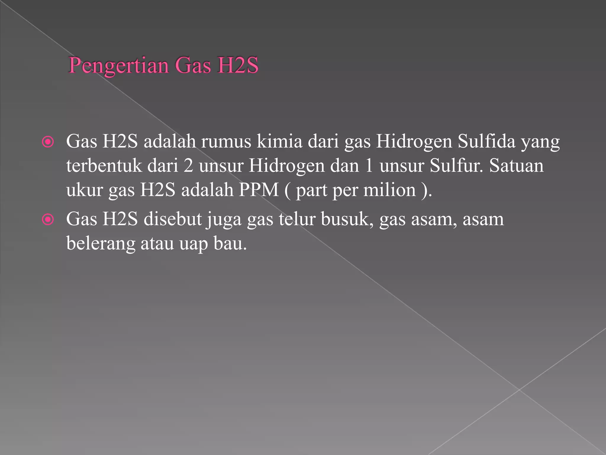 Power point penyehatan udara gas h2 s | PPTX