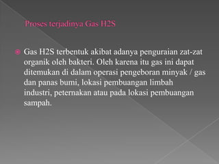 Power point penyehatan udara gas h2 s | PPTX