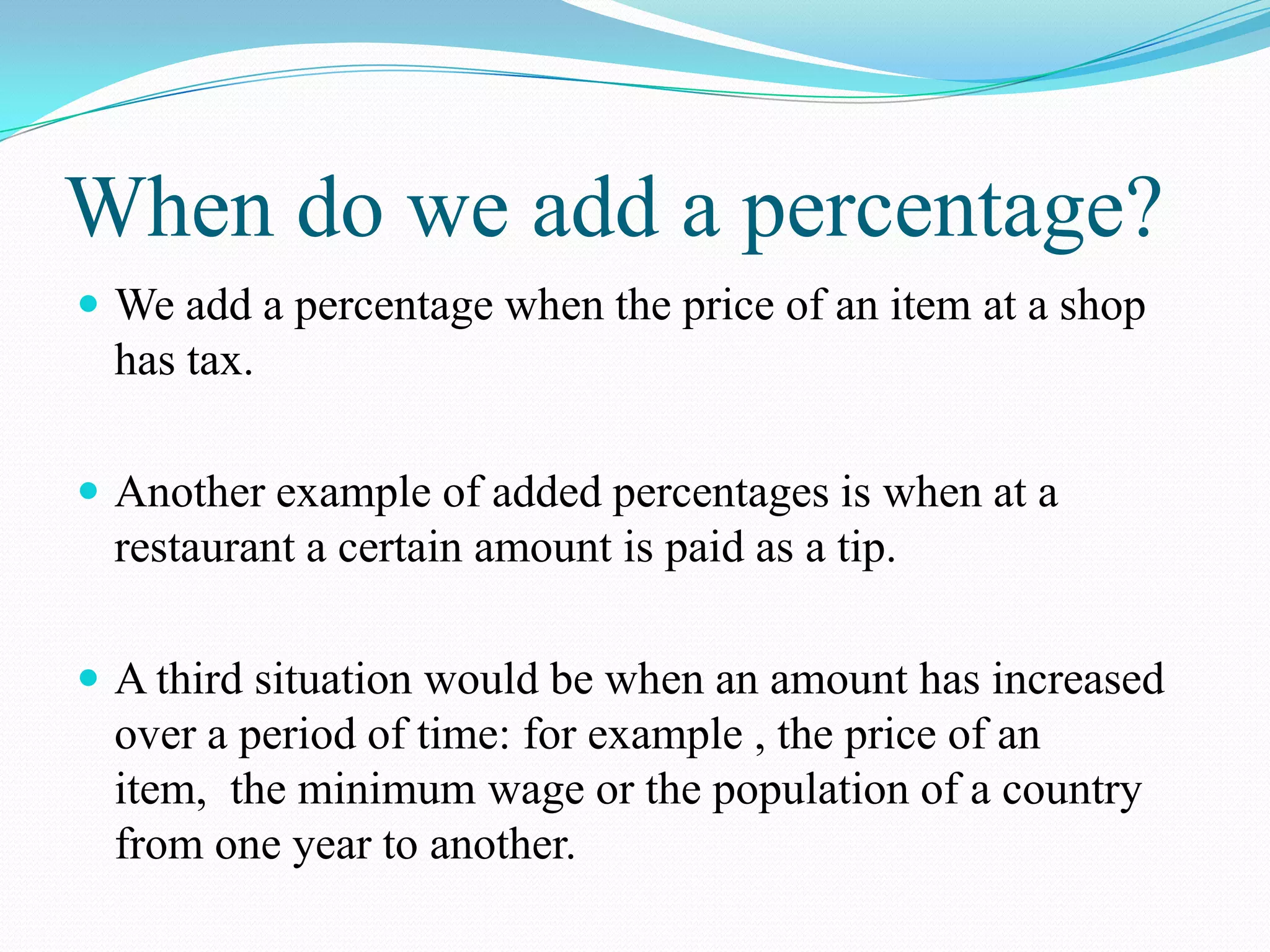 Power point percentages | PPTX | Interest Rates | Economy