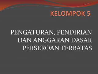 hukum perusahaan | PPTX