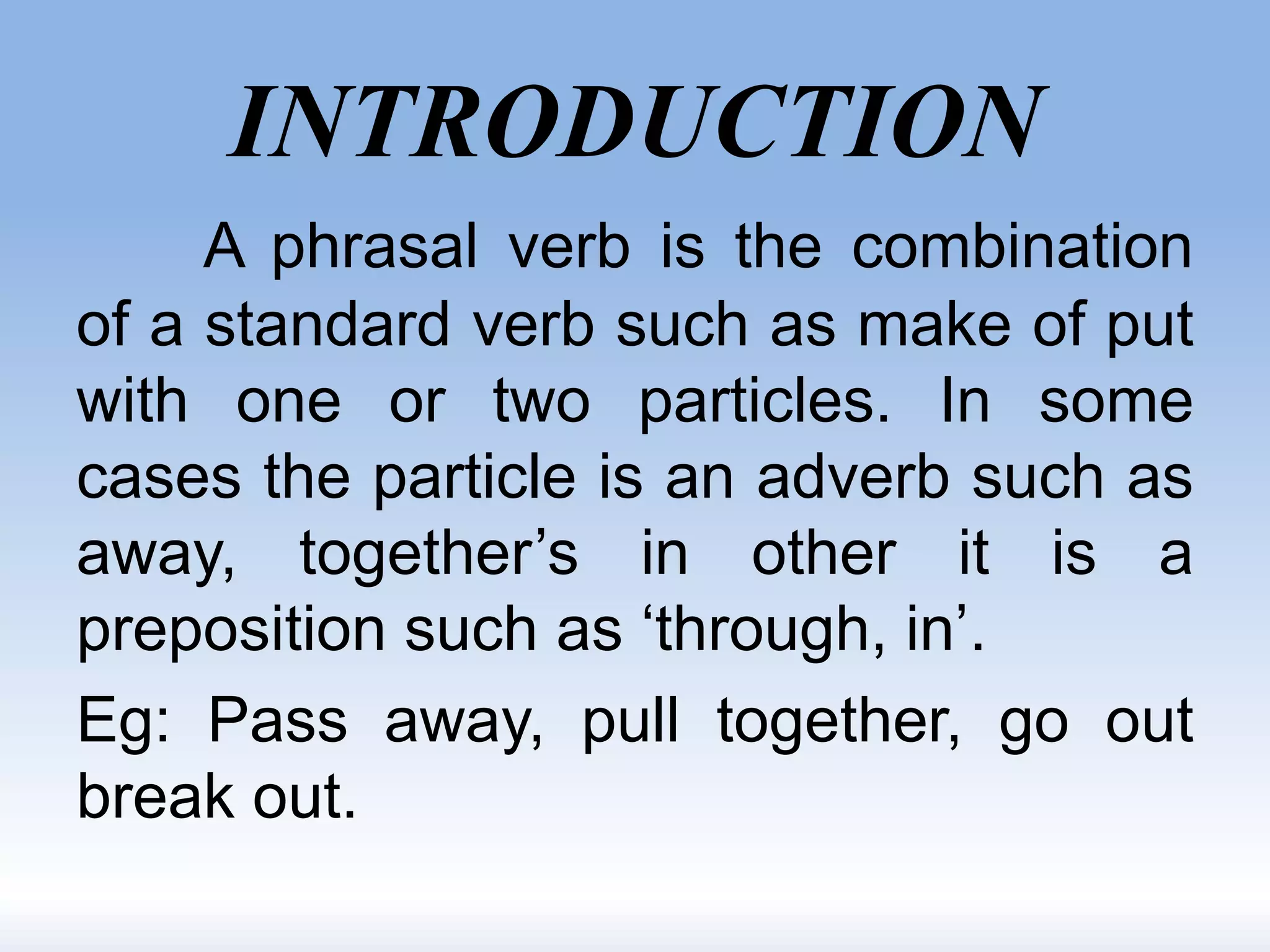 Power point phrasal verbs | PPTX