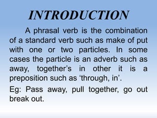 Power point phrasal verbs | PPTX