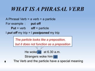 Power point phrasal verbs | PPTX