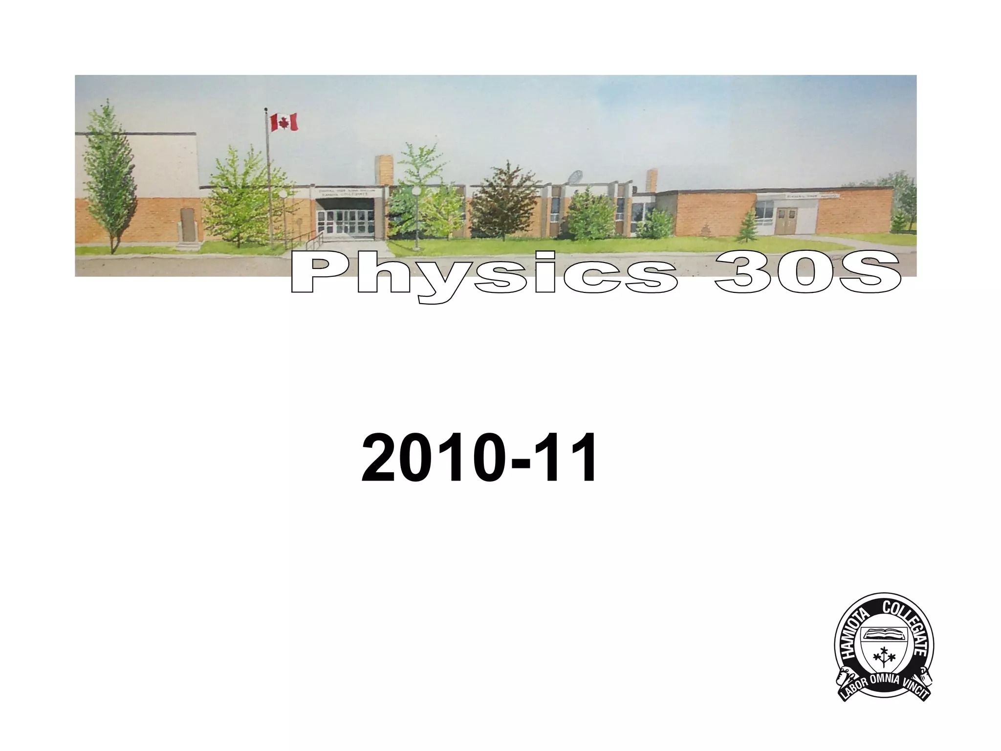 Physics 30S Outline | PPT