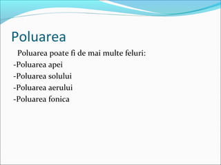 Power point poluare. | PPT