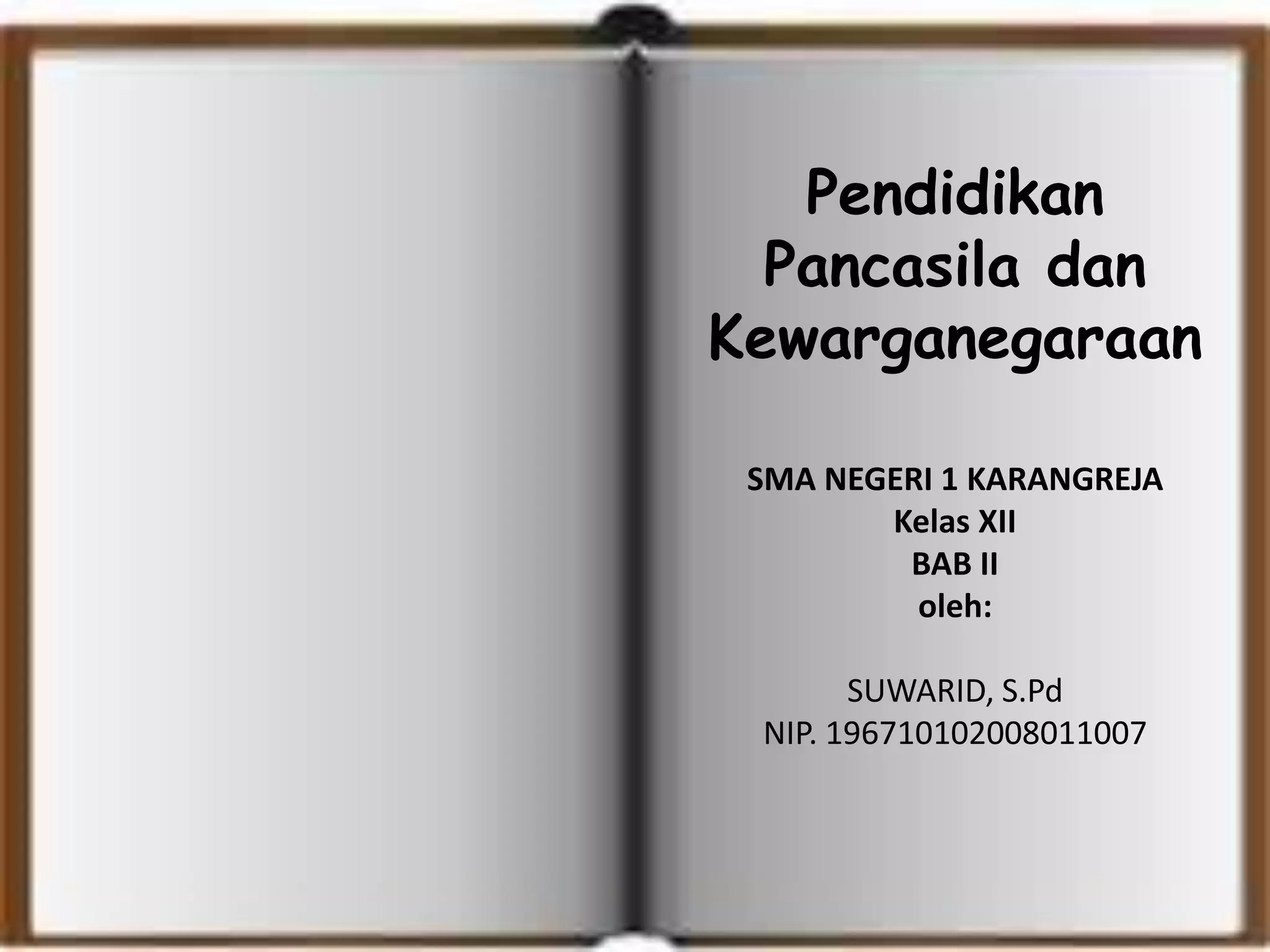 Power Point PPKn SMA KELAS XII BAB II.pptx