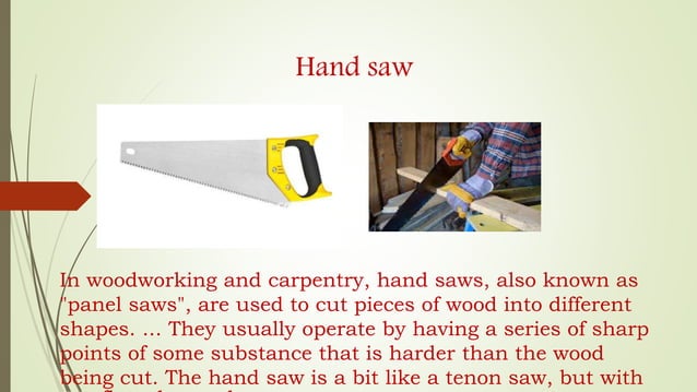 carpentry tools | PPT