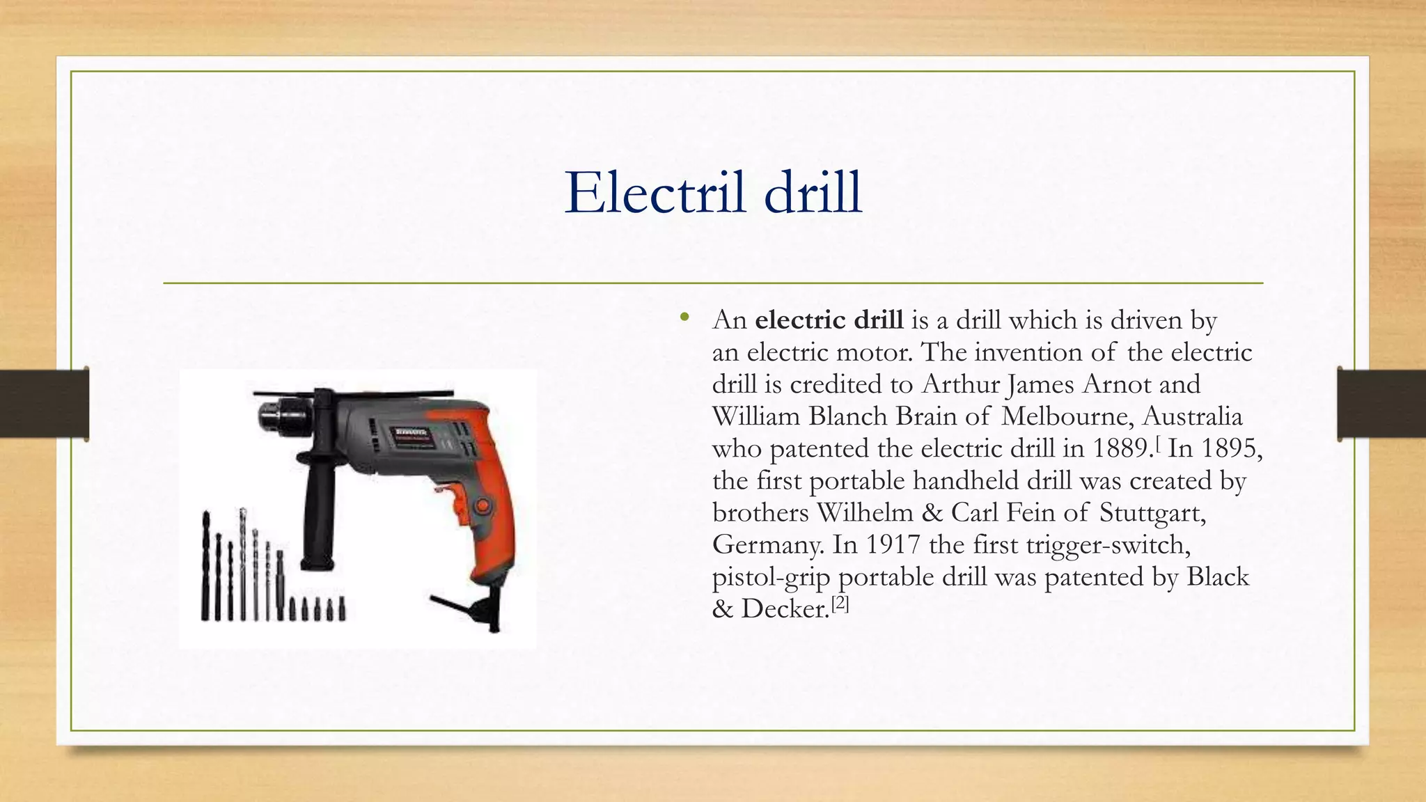 Carpentry Tools | PPTX