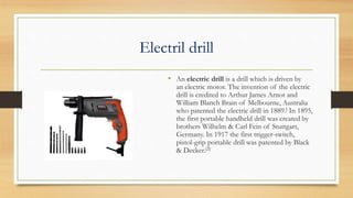 Carpentry Tools | PPTX