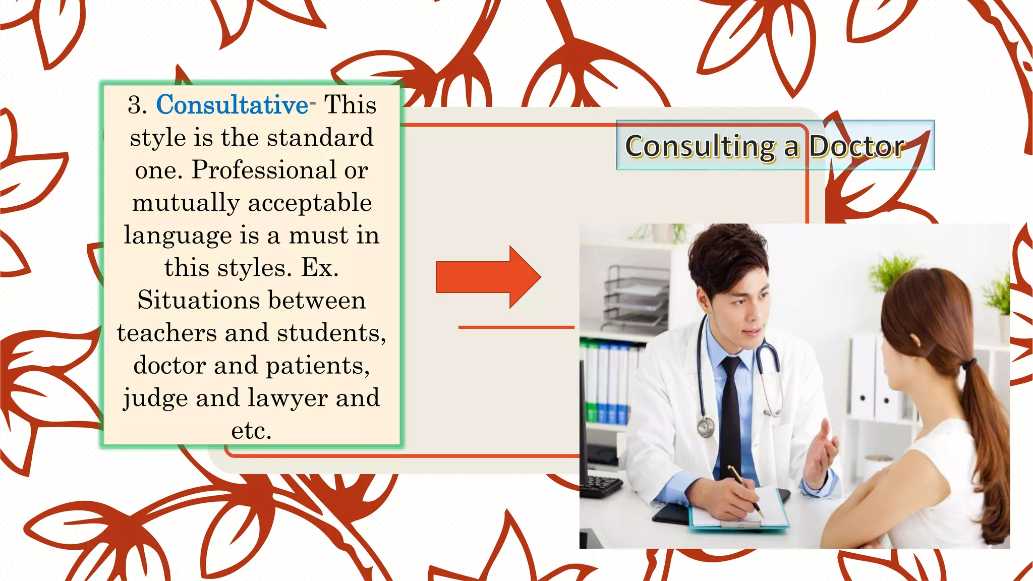 Types of speech context and style | PPTX