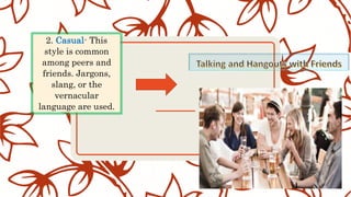 Types of speech context and style | PPTX