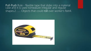 CARPENTRY TOOLS | PPTX