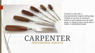 CARPENTRY TOOLS | PPTX