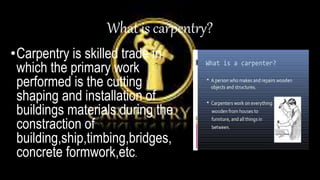 CARPENTRY TOOLS | PPTX