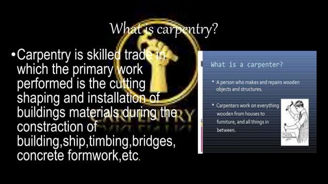 CARPENTRY TOOLS | PPT