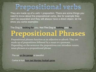 Powerpoint prepositions | PPTX
