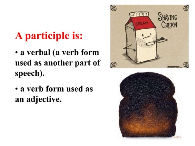 Powerpoint present and past participles | PPT