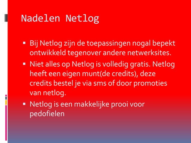 Powerpoint Presentatie Netlog | PPTX