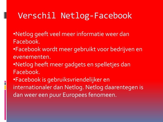 Powerpoint Presentatie Netlog | PPT