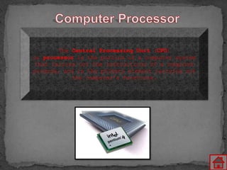 Computer System Hardware | PPT
