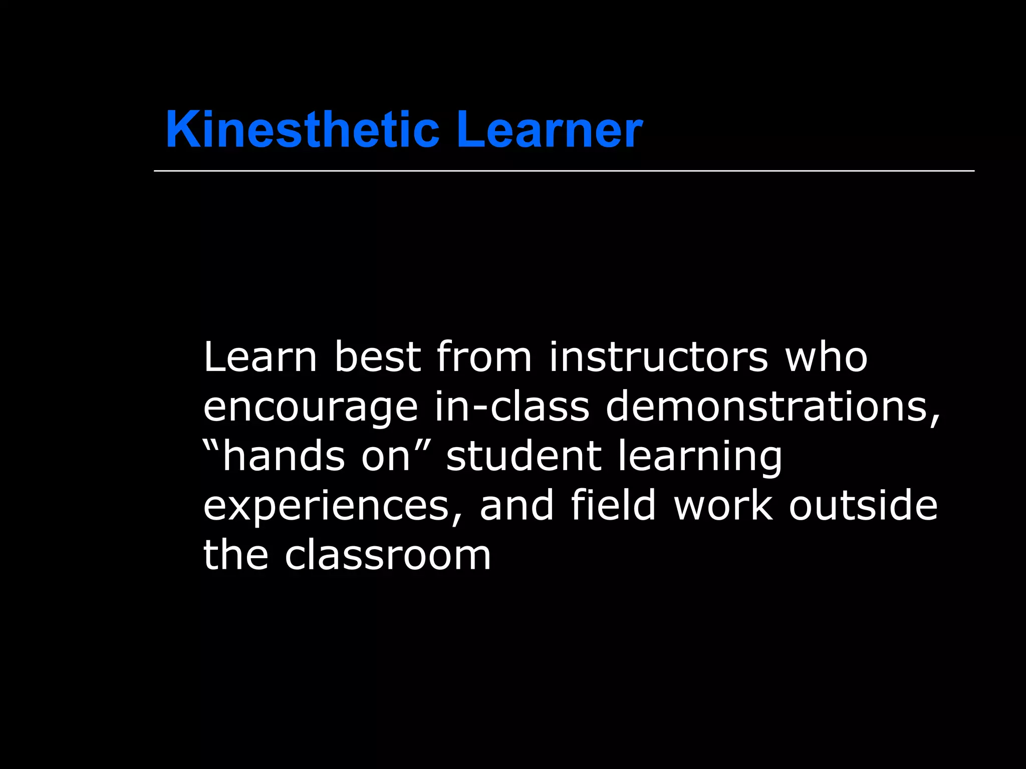 Discover Your Learning Style! | PPT