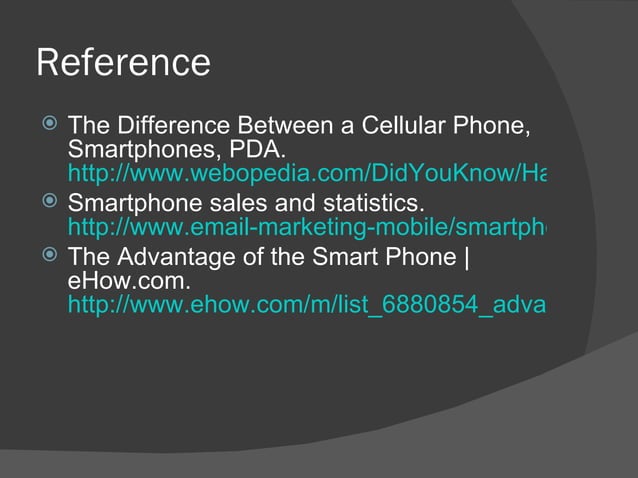 Power point presentation | PPT | Smartphones | Consumer Electronics