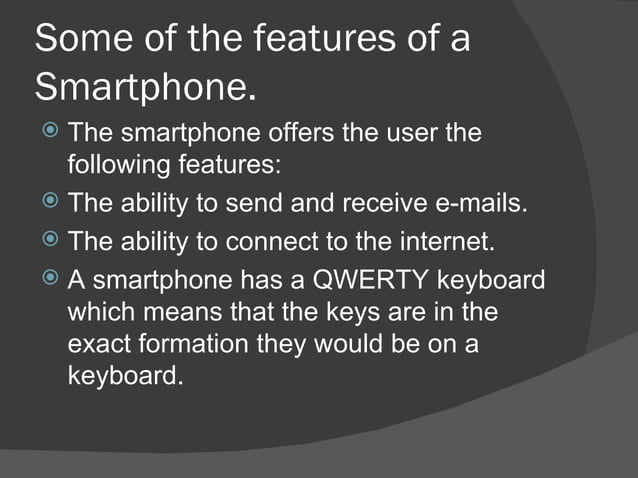 Power point presentation | PPT | Smartphones | Consumer Electronics