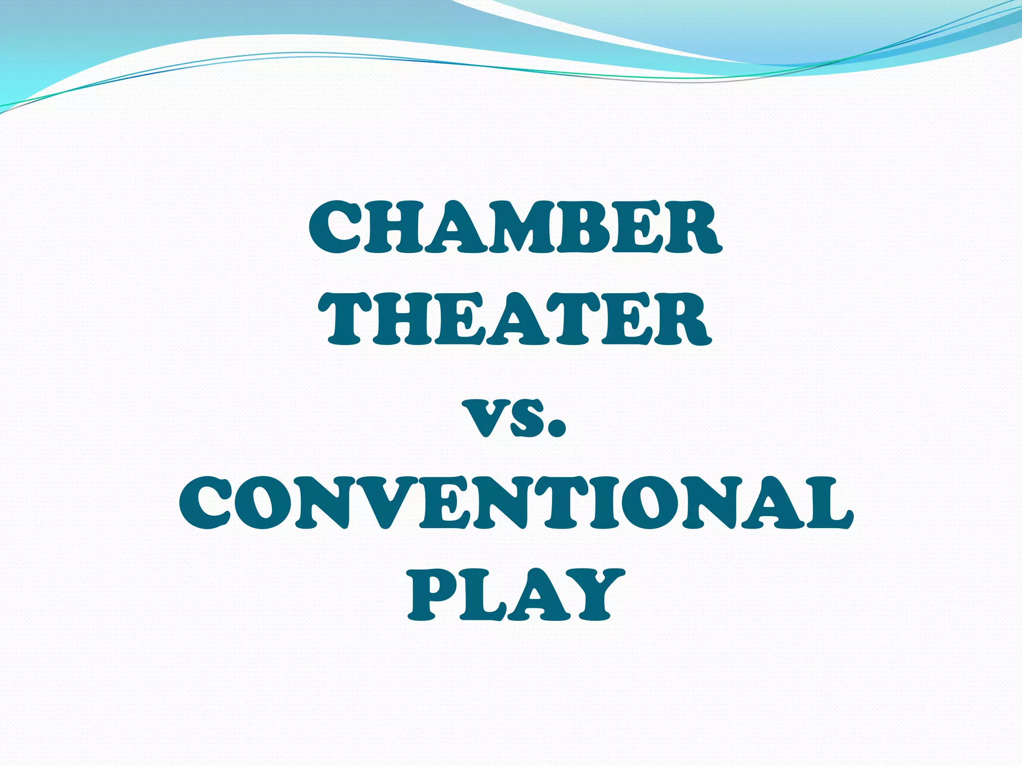 Readers Theater and Chamber Theater | PPTX