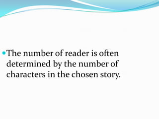Readers Theater and Chamber Theater | PPTX