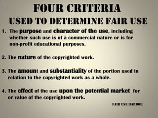 Copyright, Fair Use & You! | PPT