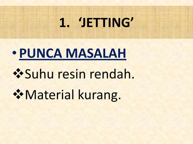 jenis-jenis kecacatan produk | PPTX