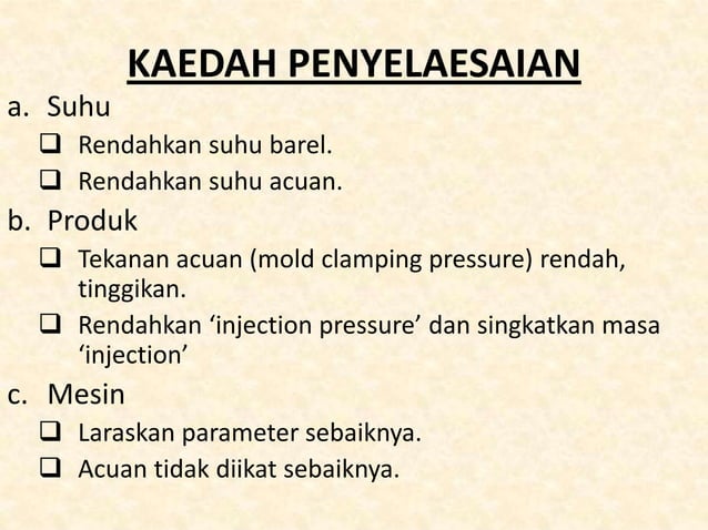 jenis-jenis kecacatan produk | PPTX