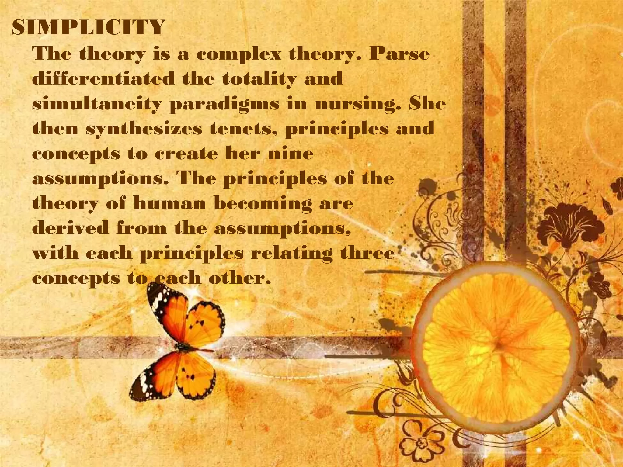 Theory of Human Becoming by Rosemarie Rizzo Parse | PPT