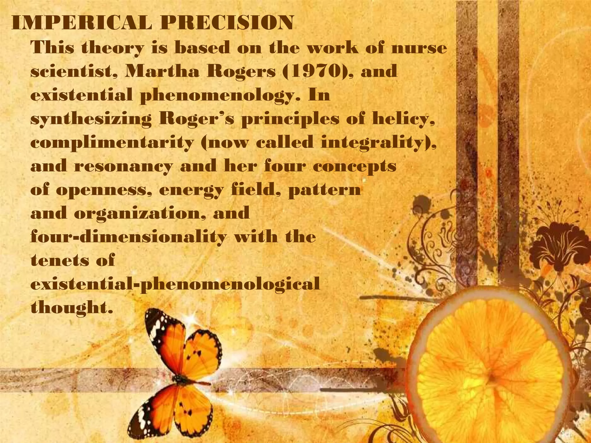 Theory of Human Becoming by Rosemarie Rizzo Parse | PPT