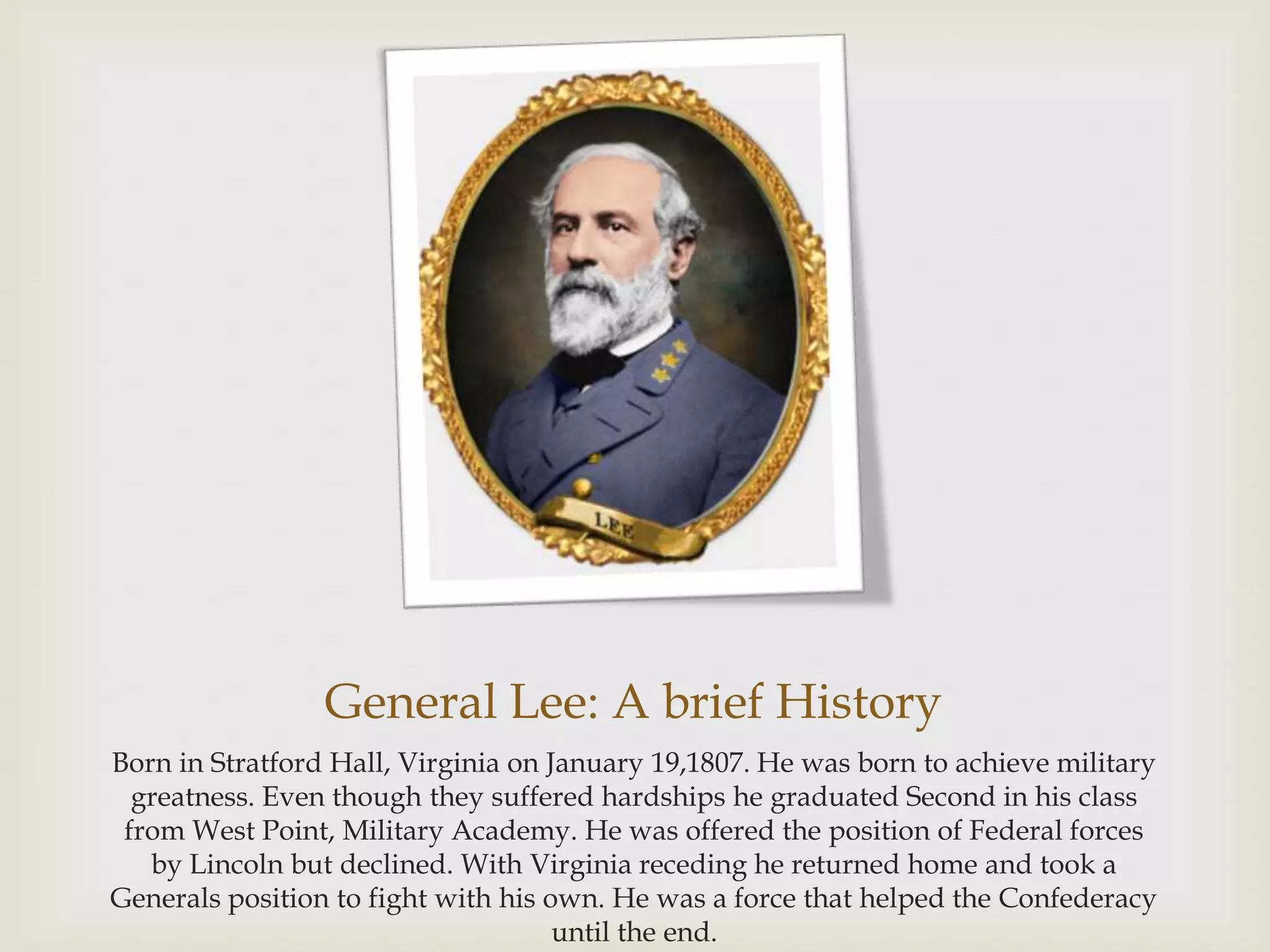 Robert E. Lee | PPTX